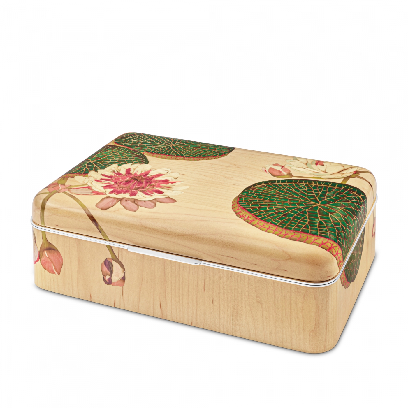 Marquetry Box Waterlily Pattern → Silvia Furmanovich